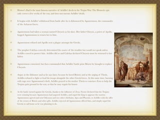 Achilles and Agamemnon | PPT