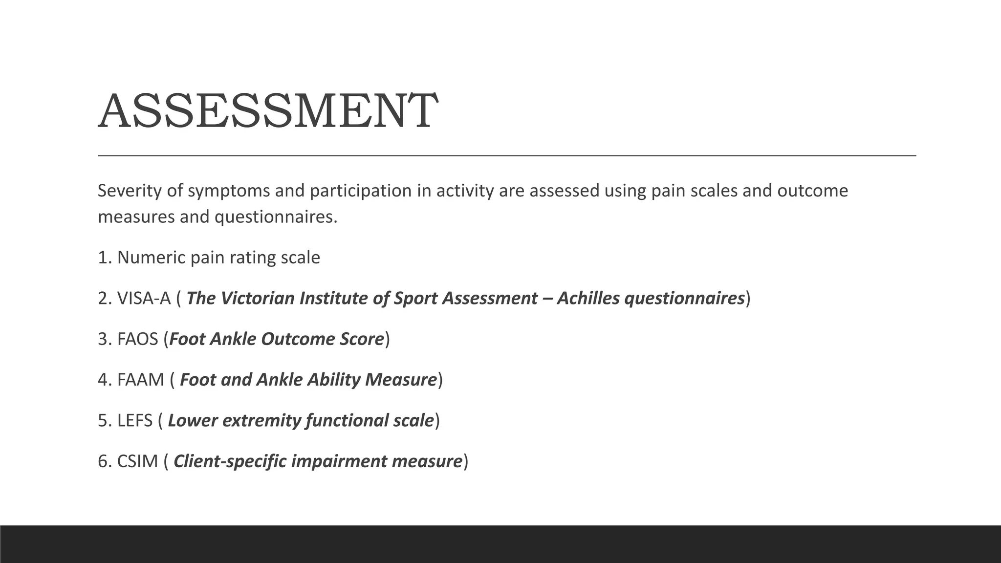 Achilles tendinopathy | PPTX
