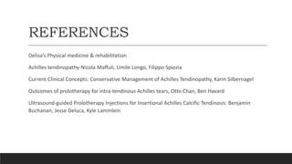 Achilles tendinopathy | PPTX