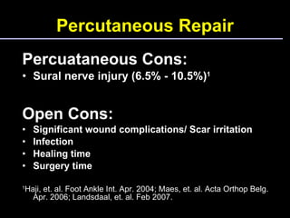 Achilles tendon repair | PPT