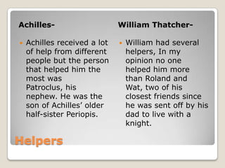 Achilles & William Final | PPTX