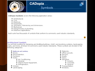 CADopia | PPT | 3-D Graphics | Computer Software and Applications