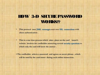 3D secure password | PPT