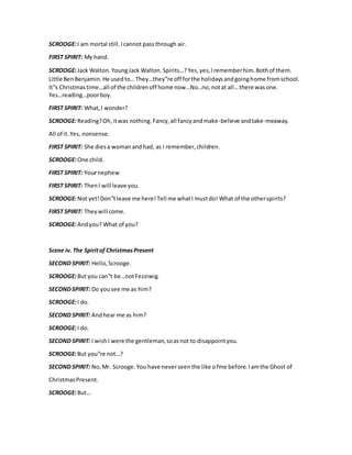 A chistmas carol script | DOCX