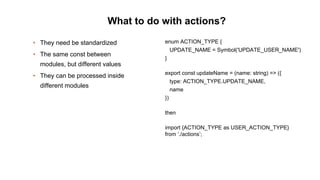 Module Architecture of React-Redux Applications | PPT