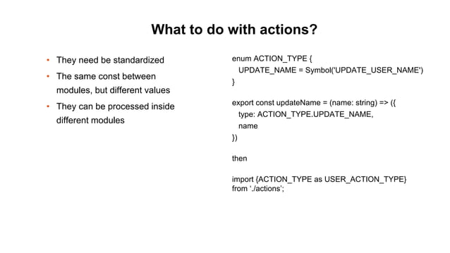 Module Architecture Of React Redux Applications Ppt