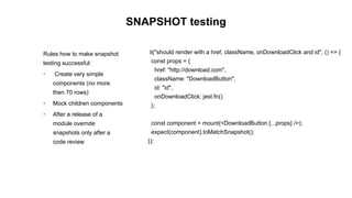 Module Architecture of React-Redux Applications | PPT