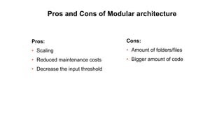 Module Architecture of React-Redux Applications | PPT