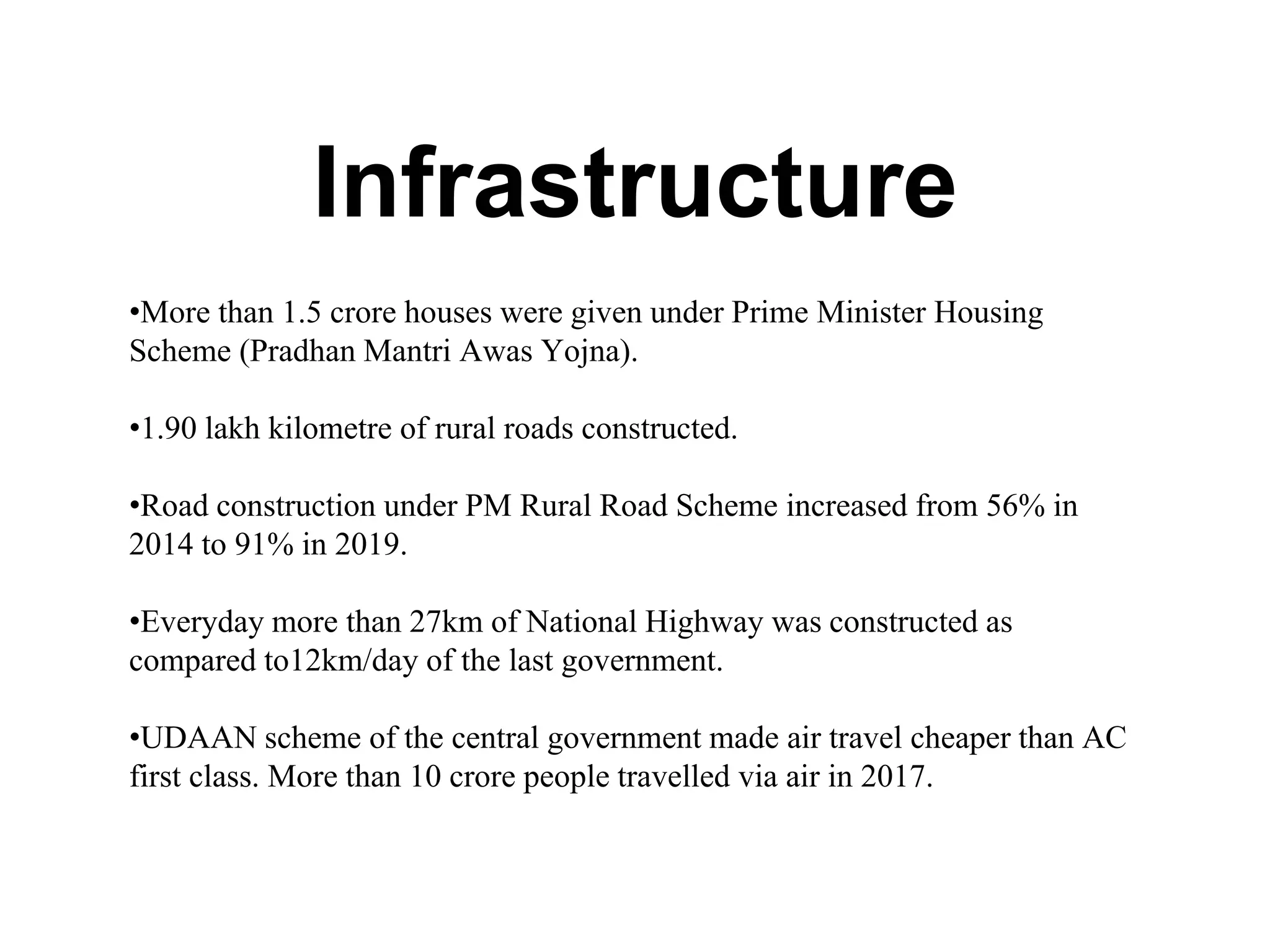 Achievements of Modi Government | PPTX