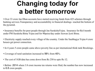Achievements of Modi Government | PPTX