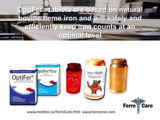 Omeprazole on Iron uptake. OptiFer® MediTec original heme-iron ...