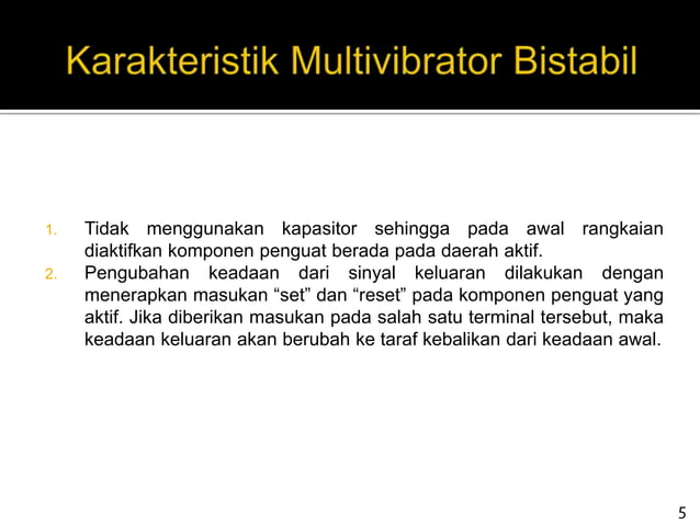 Achmad aziizudin multivibrator bistabil_teknikmesinb | PPTX
