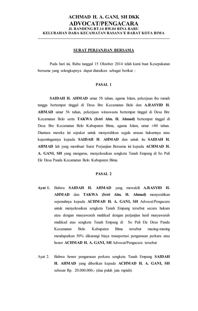 Achmad h. a. gani, sh dkk | PDF