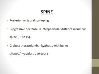 Achondroplasia, pseudochondroplasia & hypochondroplasia | PPTX