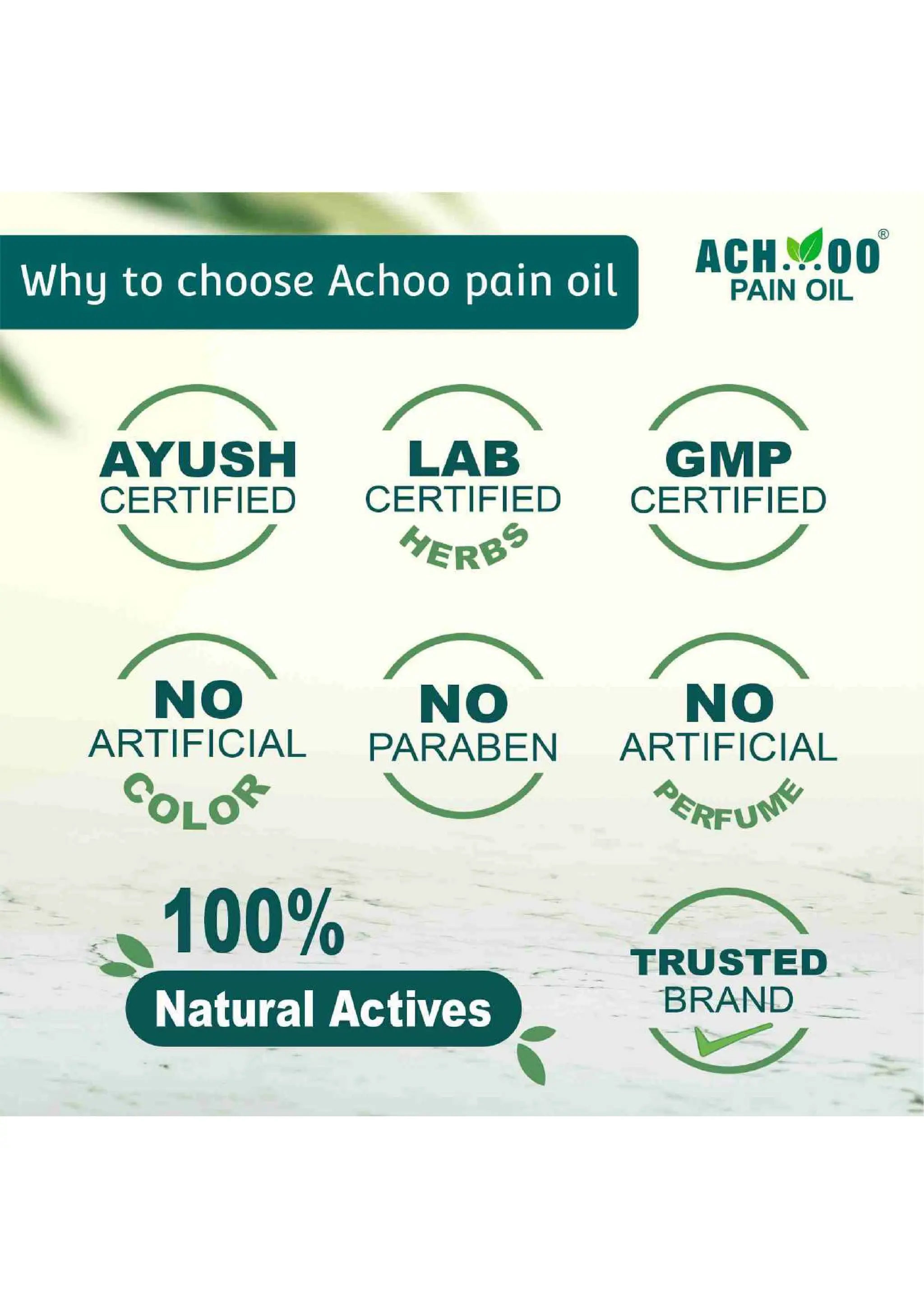 Achoo pain oil | PDF