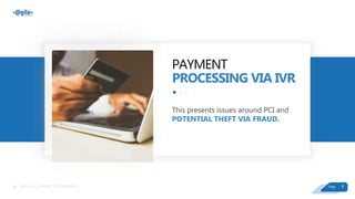 IVR Payments and Call Centers | PPT
