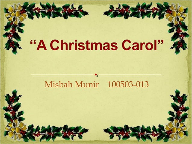 A christmas carol | PPT