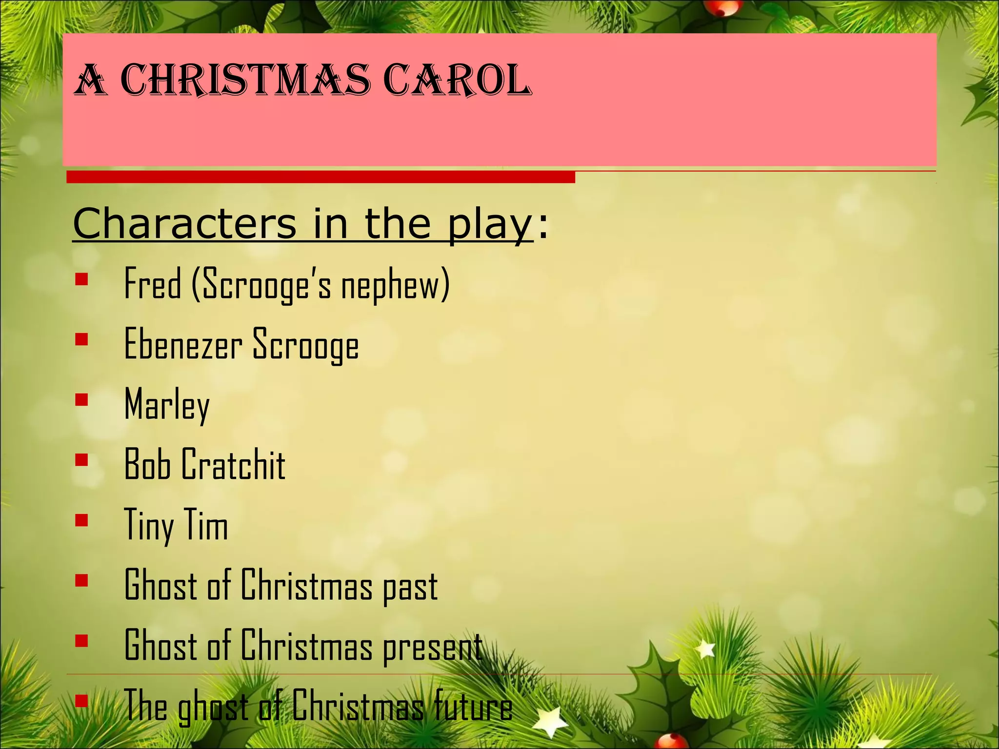 A Christmas Carol | PPT