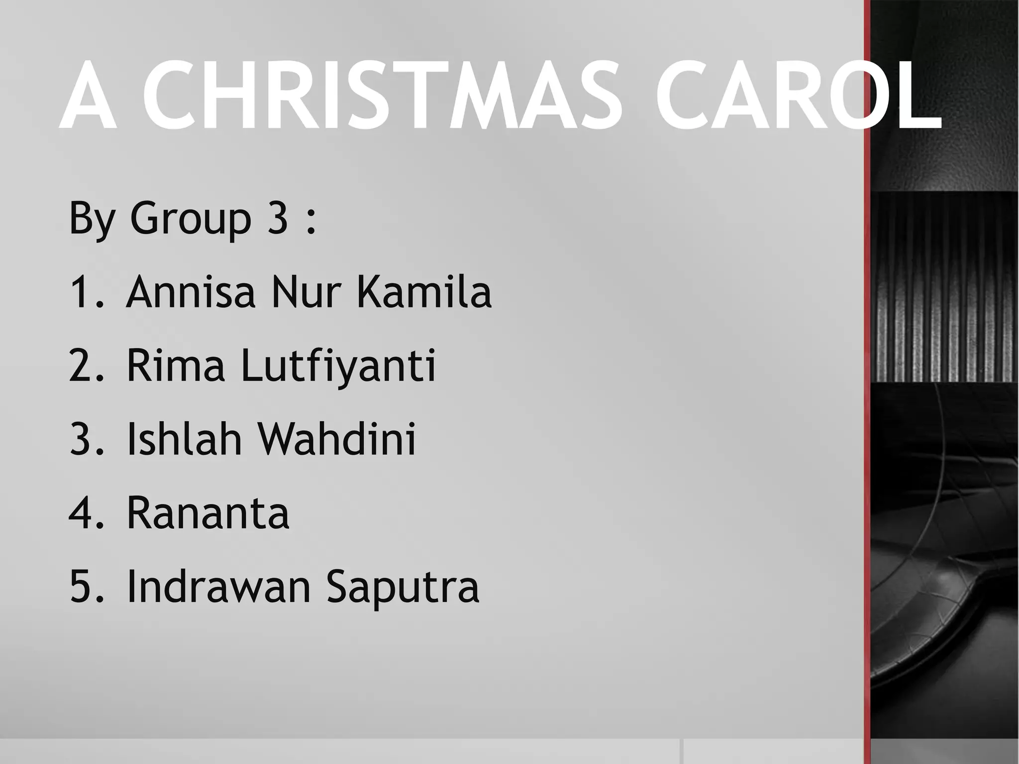 A christmas carol | PPT