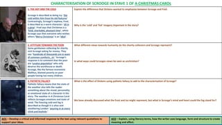 A Christmas Carol - GCSE lesson resources and activities | PPTX | Books ...