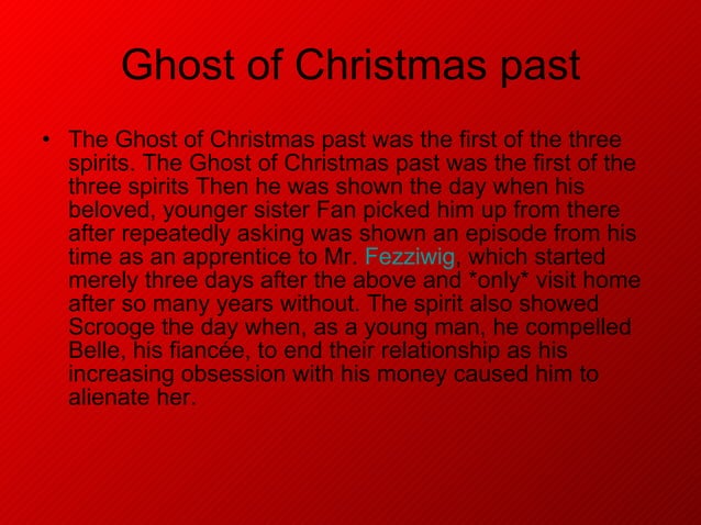 A christmas carol characters | PPT