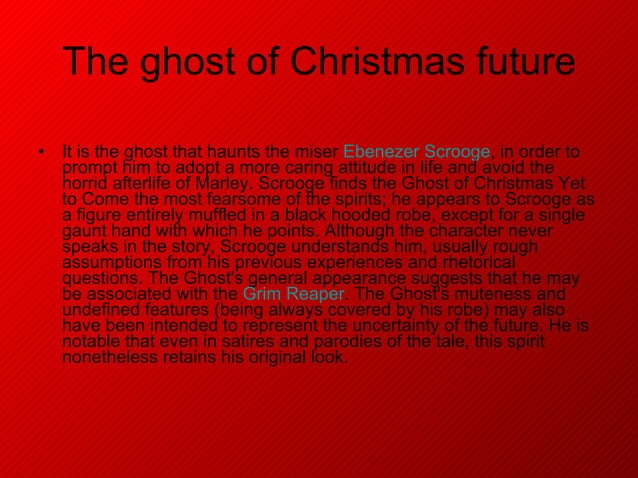 A christmas carol characters | PPT