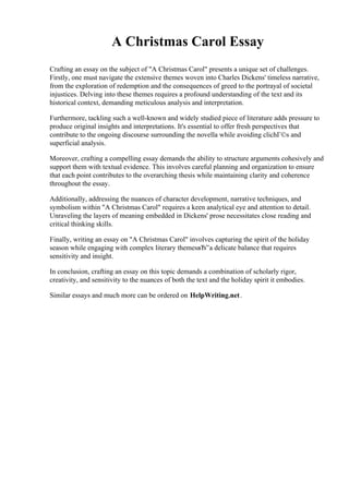 A Christmas Carol Essay.pdf