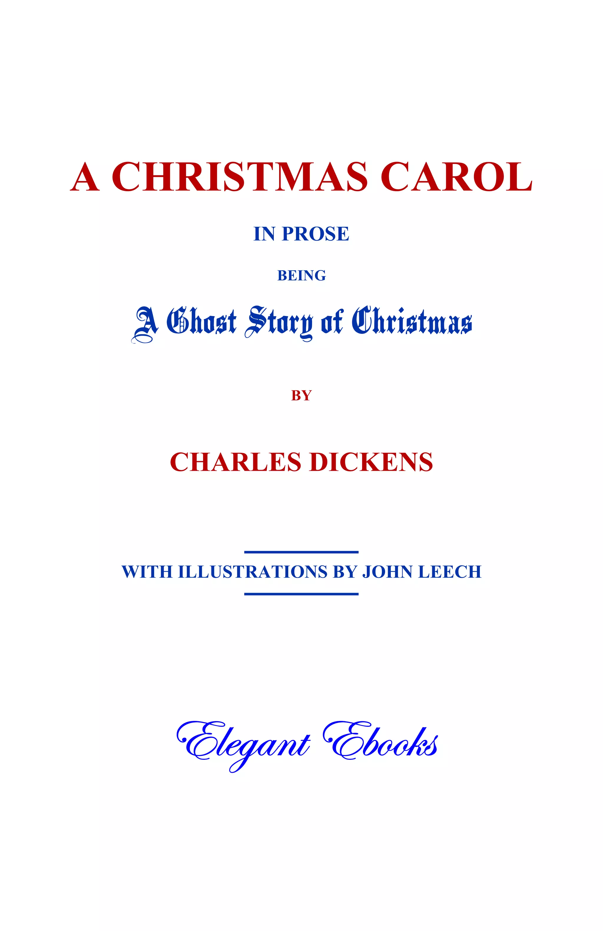 A Christmas Carol (full text) | PDF