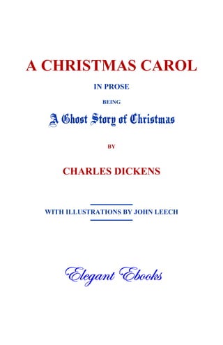 A Christmas Carol (full text) | PDF