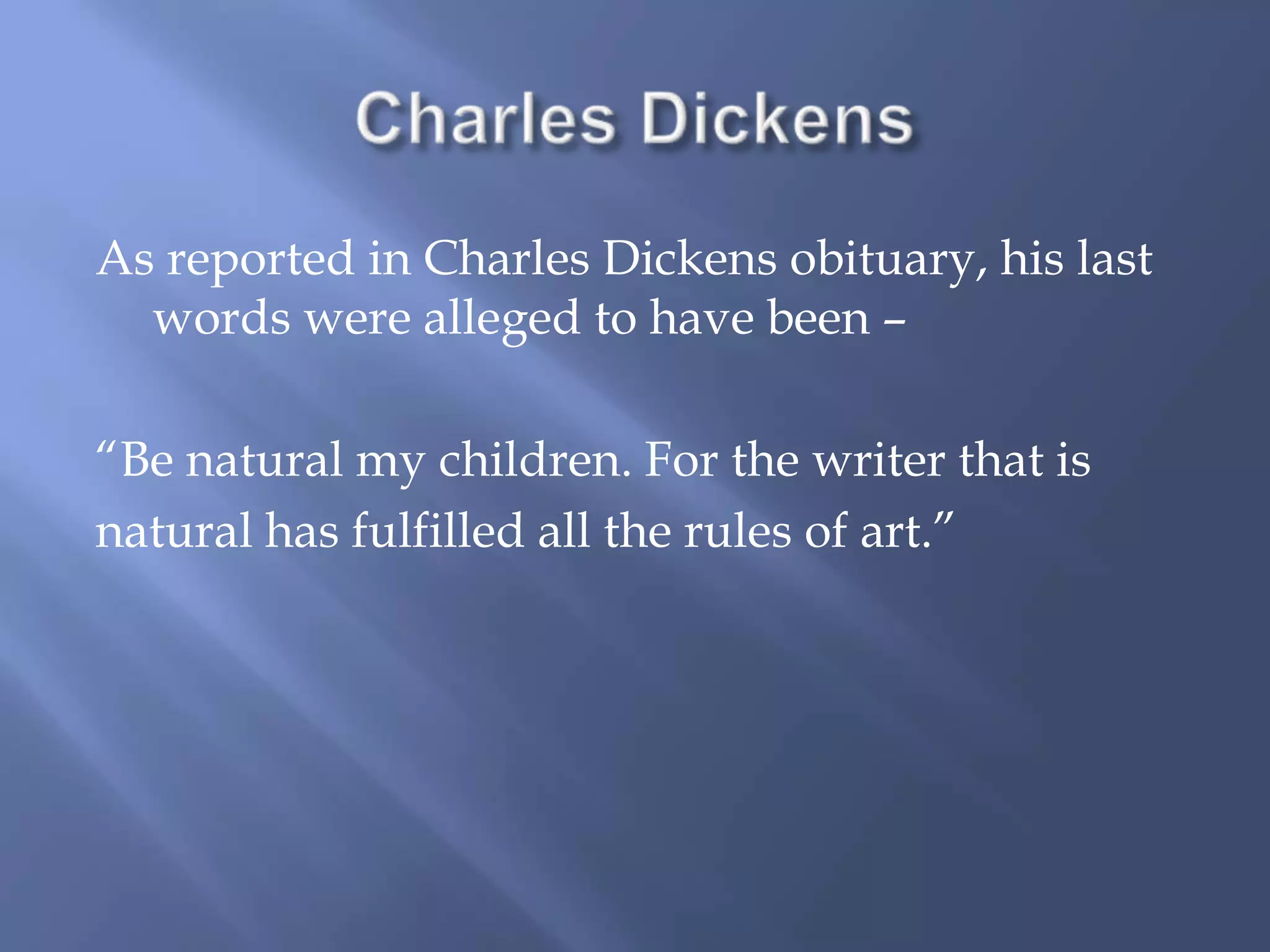 Charles Dickens | PPT