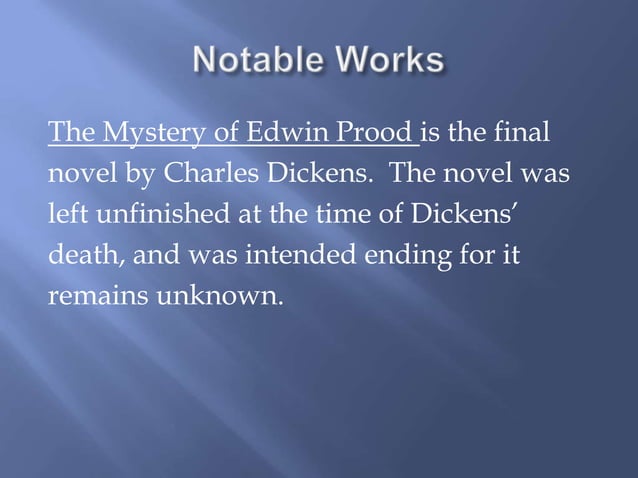 Charles Dickens | PPTX