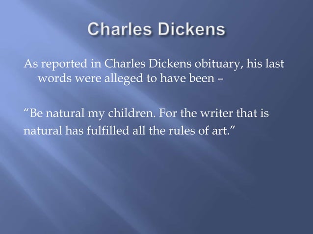 Charles Dickens | PPTX