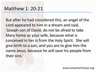 A christmas story part 5 (ohhh fuuudge matthew 1 18 25) | PPTX