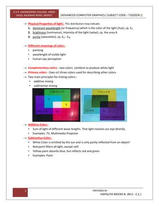 Achromatic and colored light | PDF