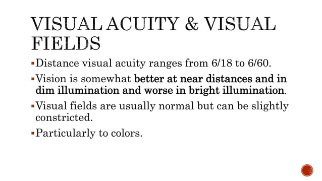 Achromatopsia Ocular signs & symtoms | PPT