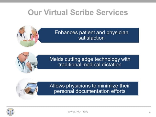 Acht virtual scribe services presentation | PPT