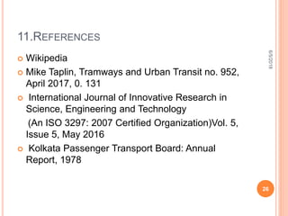 Tram seminar ppt | PPTX