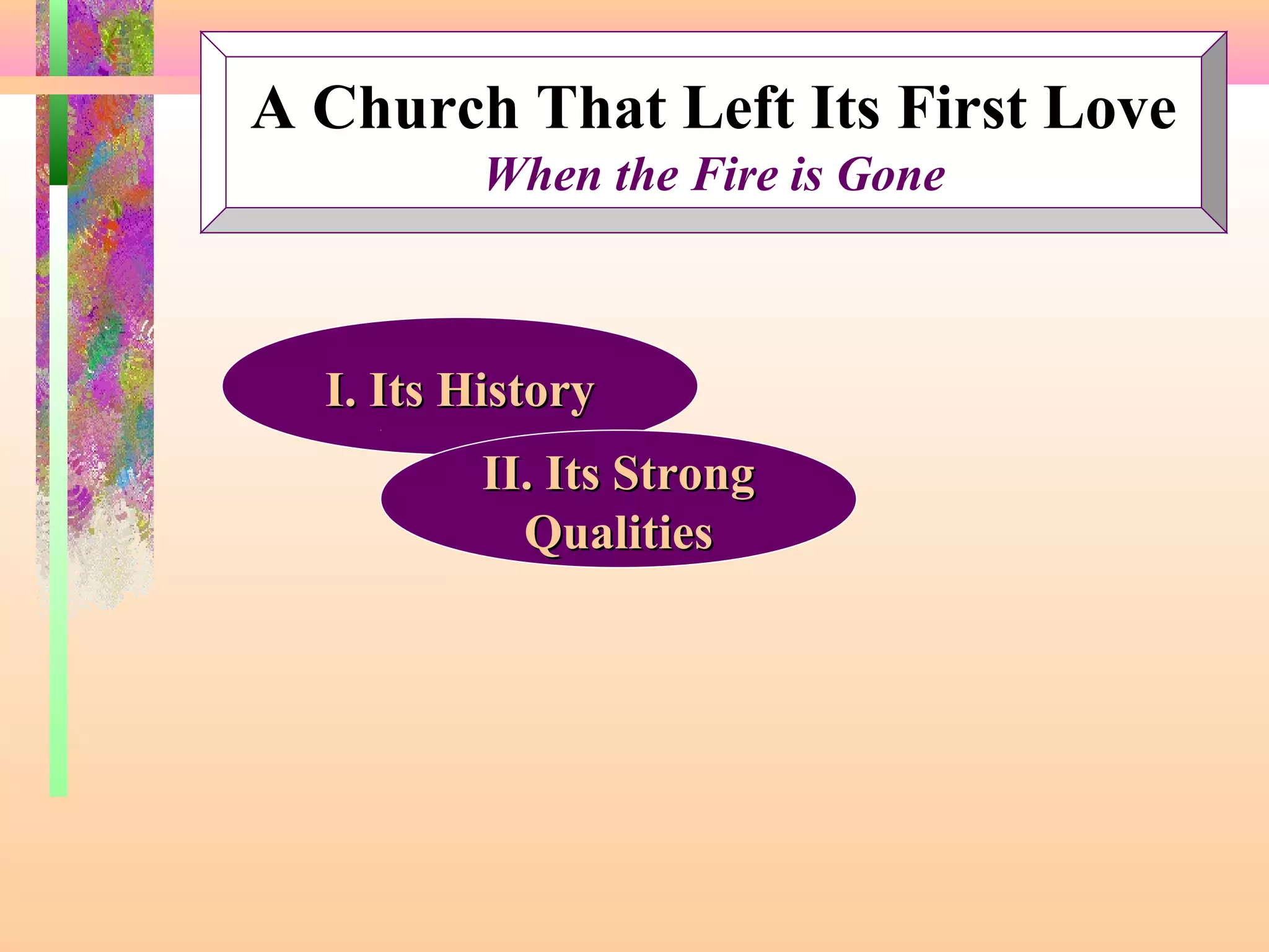SDA Sermons: A church left first love | PPT