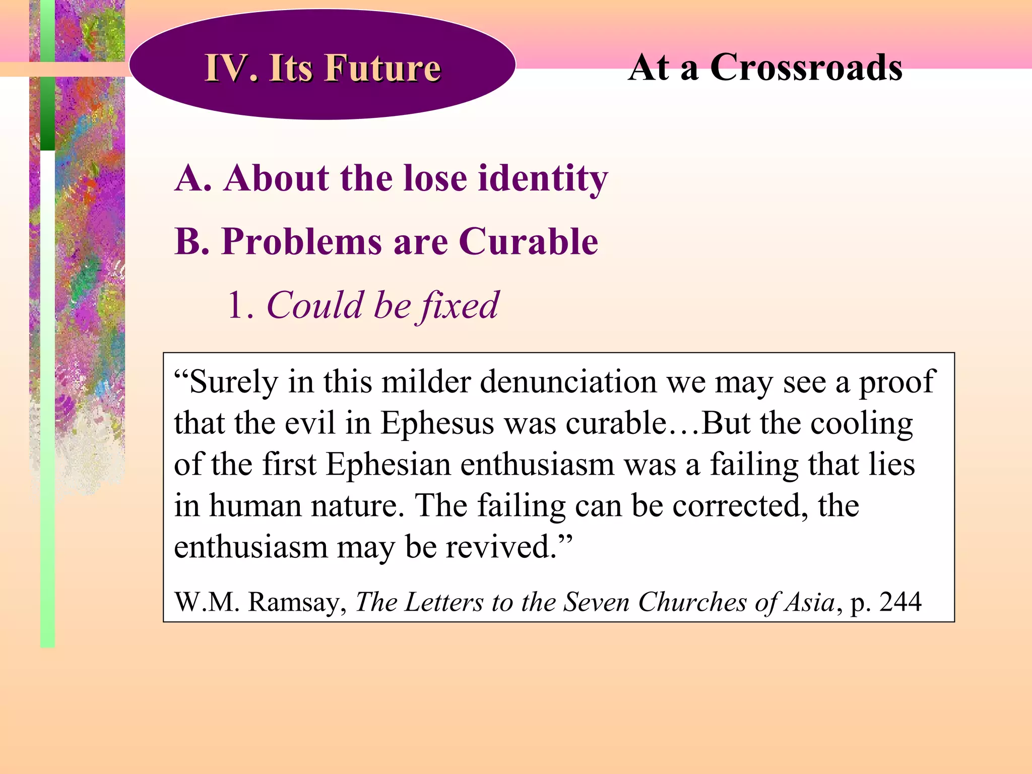 SDA Sermons: A church left first love | PPT