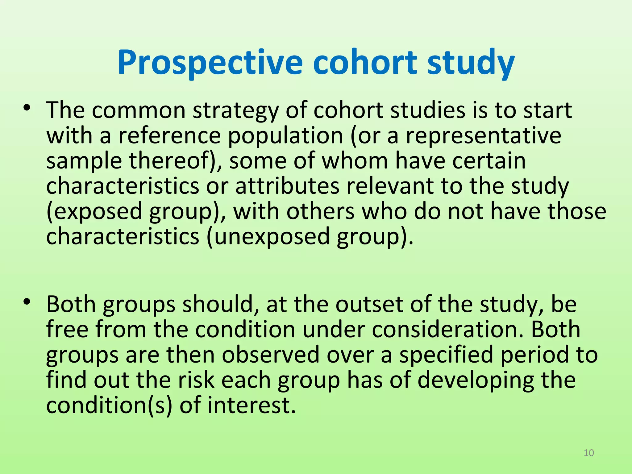 Cohort Study | PPT