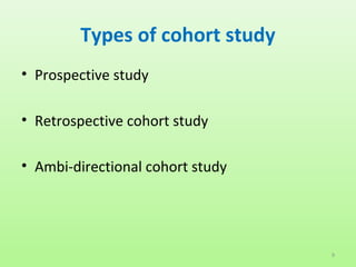 Cohort Study | PPT