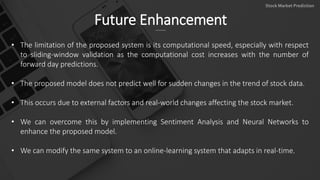 Stock Market Prediction using Machine Learning | PPTX