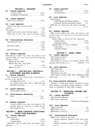ACI-117-90 Standard Specifications for Tolerances for Concrete ...