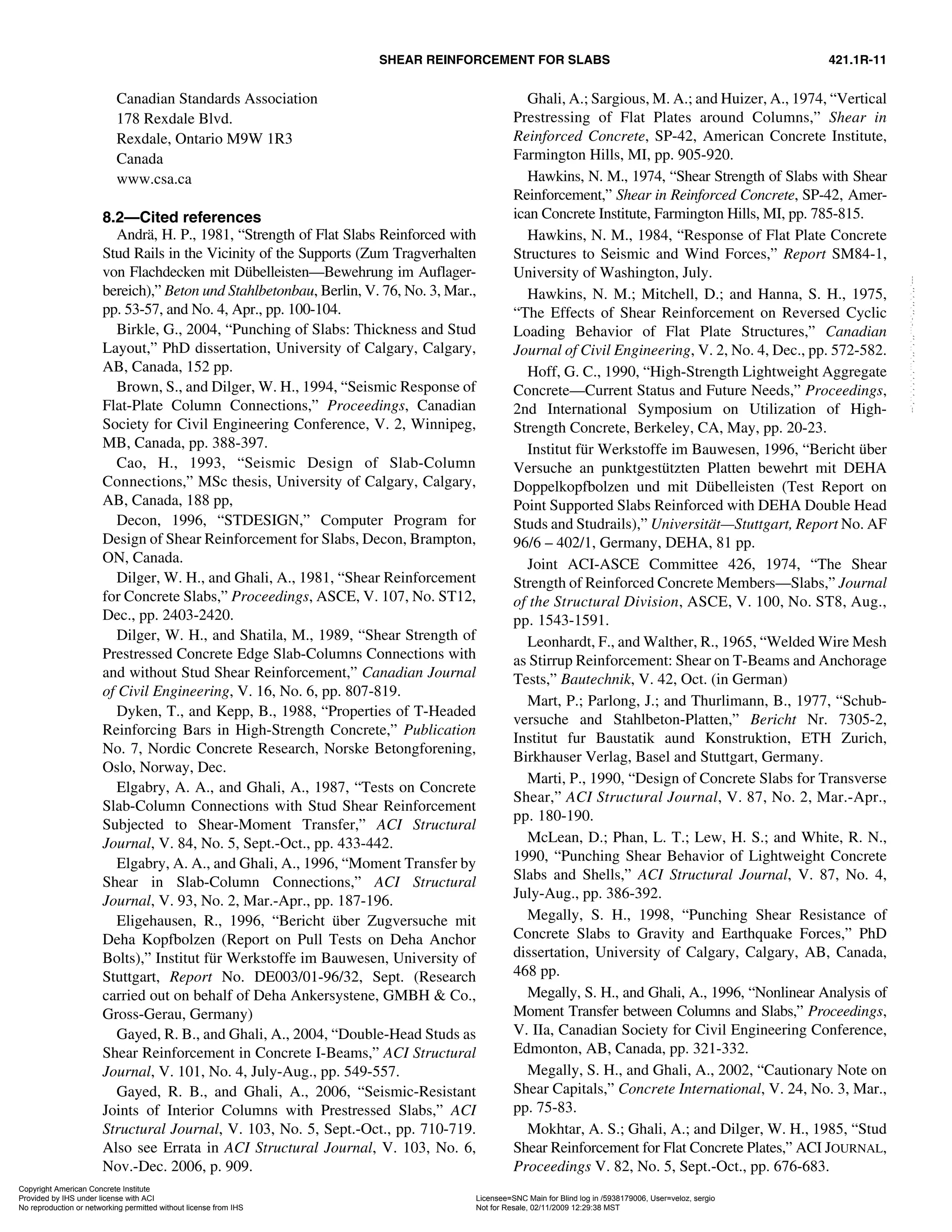Aci 421-1 r-08 | PDF