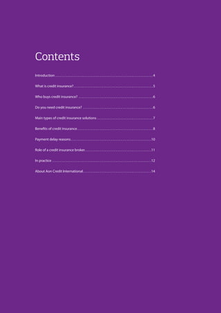 Credit insurance | PDF