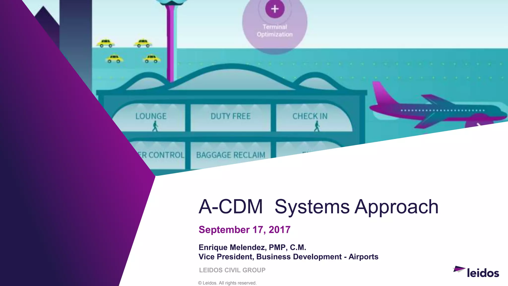 Airport Collaborative Decision Making: Systems Approach | PPTX