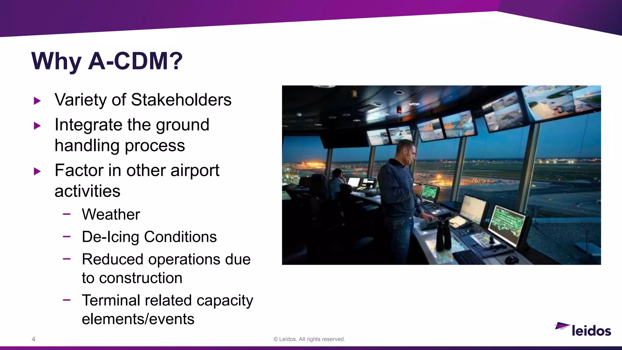 Airport Collaborative Decision Making: Systems Approach | PPT