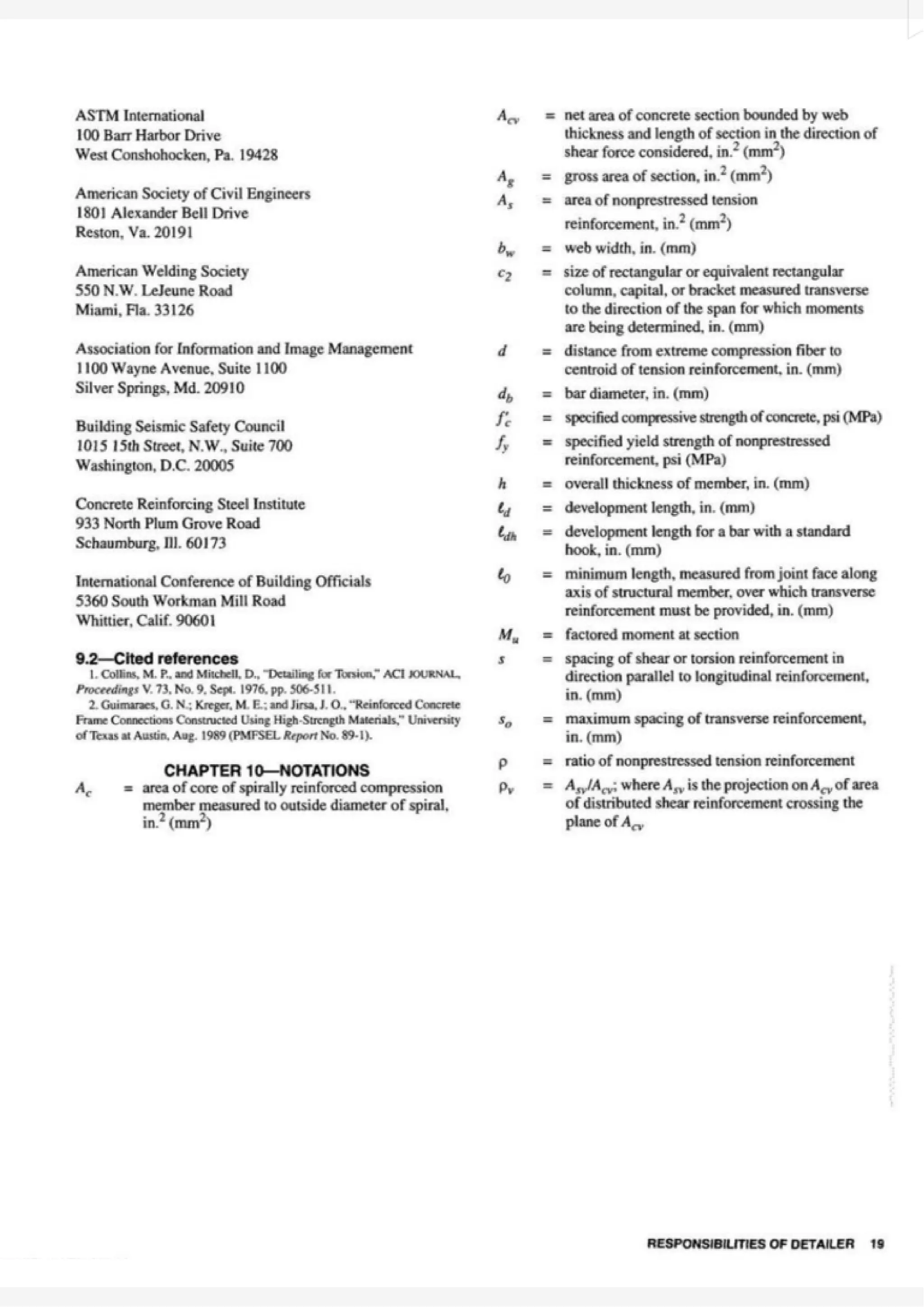 ACI SP66 DETAILING MANUAL 2004 | PDF