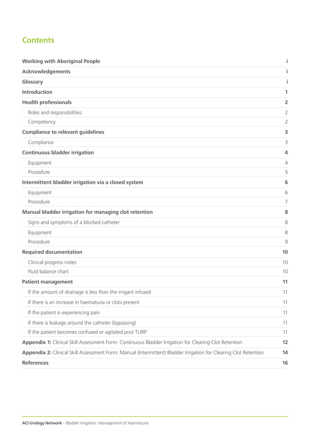ACI-Urology-Bladder-Irrigation for medical students | PDF