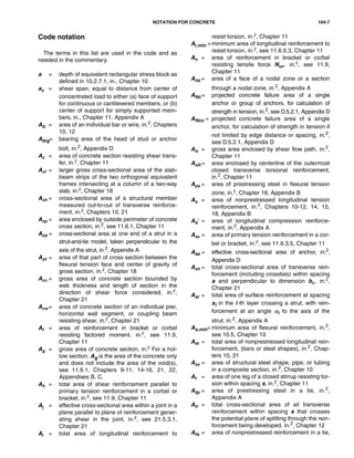 ACI 104 (1971)(R1997) Preparation of Notation for Concrete (ACI 104-71 ...